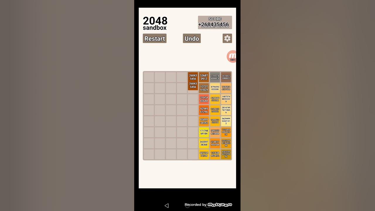 9007199254740992 In 2048 Sandbox? - YouTube
