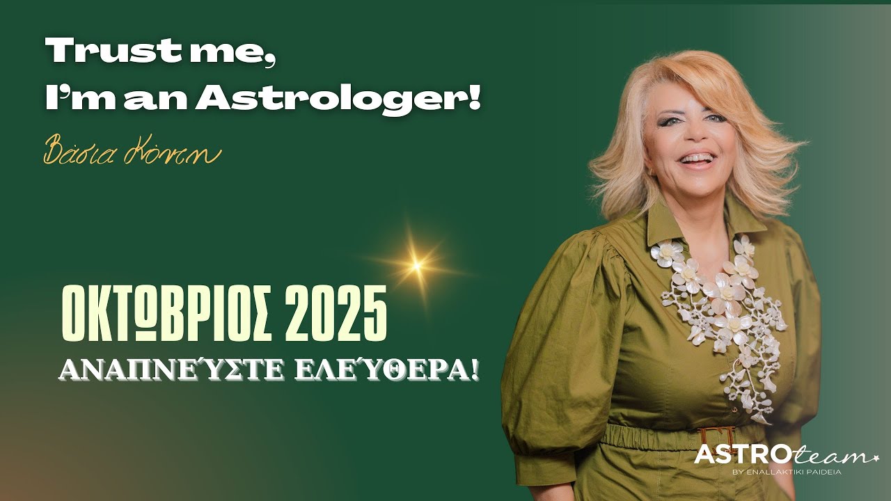 💫ΟΚΤΩΒΡΙΟΣ 2025- Αναπνεύστε ελεύθερα! - YouTube