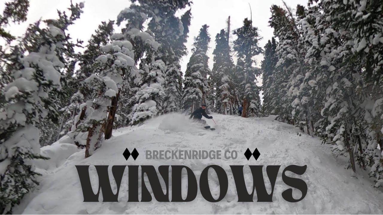 WINDOWS at BRECKENRIDGE ski resort POV - YouTube