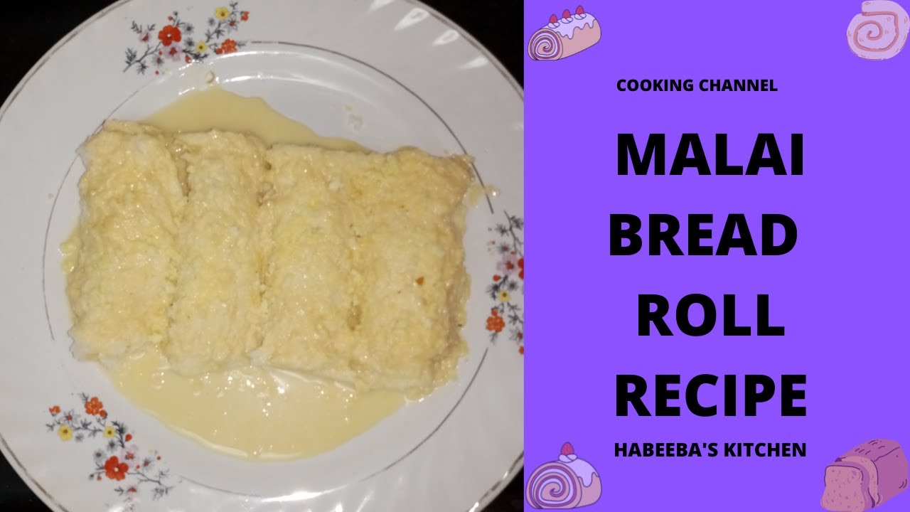 Malai Bread Roll Recipe | Chena Malai Roll Recipe |Rabri Malai Roll ...