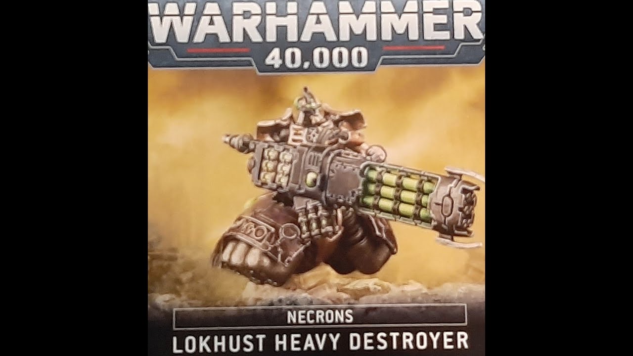Lets Build EP 50 Lokhust Heavy Destroyer for Games of 40K - YouTube