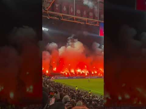 Amazing Pyroshow  from Ajax Fans ||  Ajax vs Lazio 12.12.2024. 🔥💥Europa League 🏆
