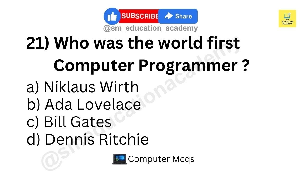 Computer MCQs Part 2 | Important Multiple Choice Questions - YouTube