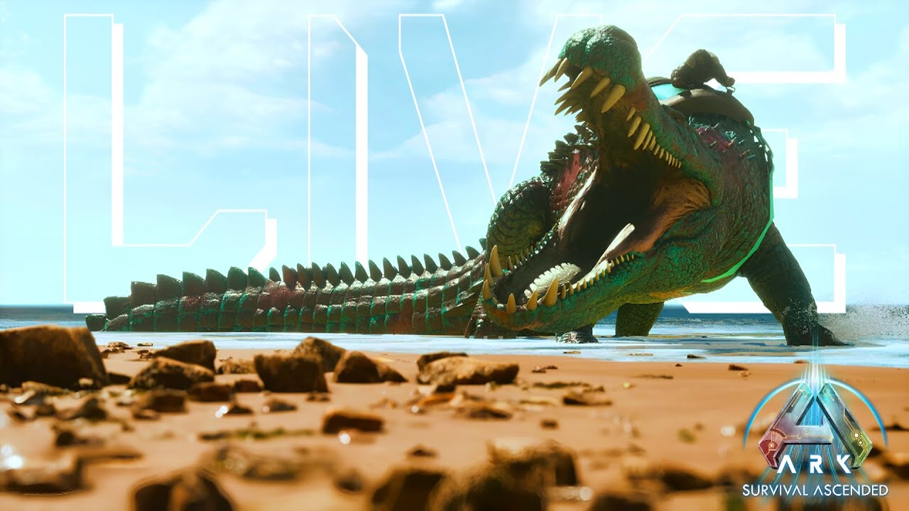 🔴 Ark Survival LIVE: Discovering the New Deinosuchus - YouTube