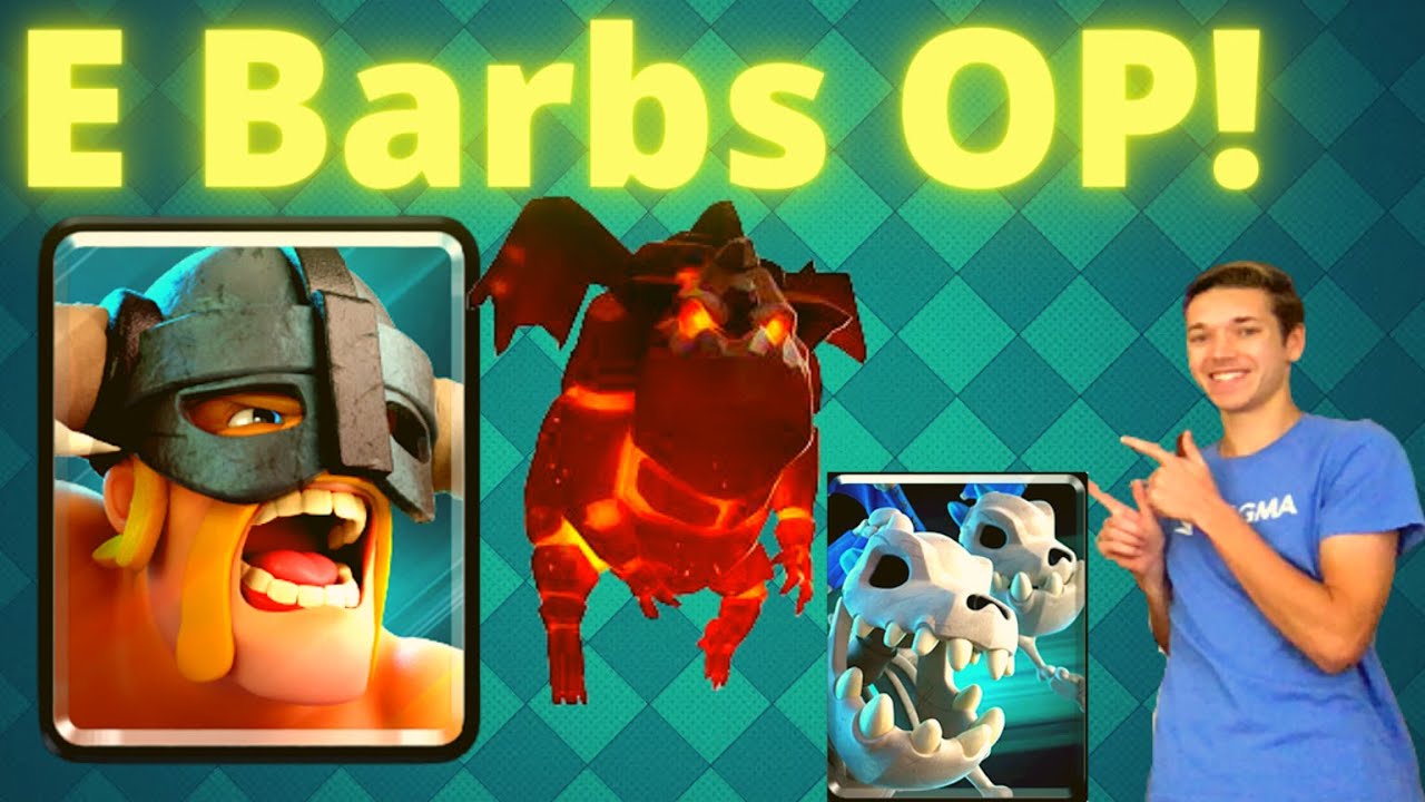 E BARBS LAVA HOUND?? - Clash Royale Elite Barbarians Deck for the New ...