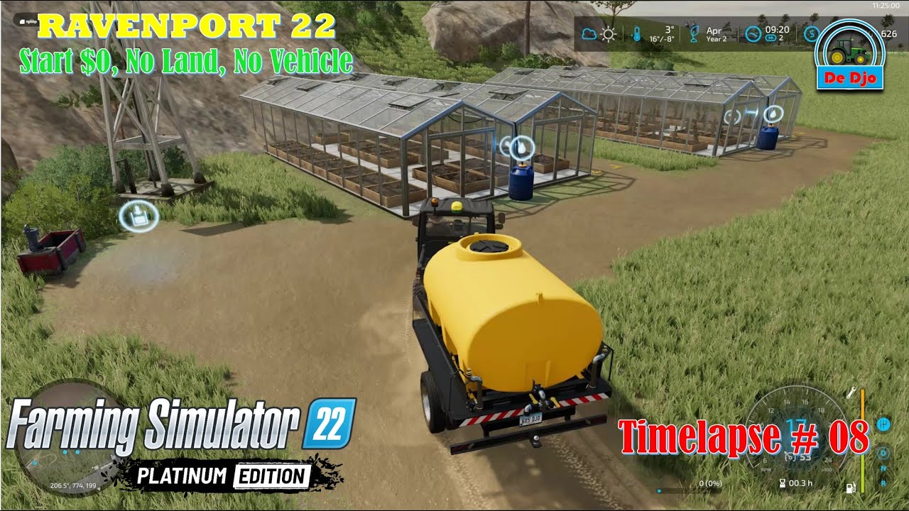 Ravenport 22 || Start $0, No Land, Vehicle || Plowing Jobs & Build ...