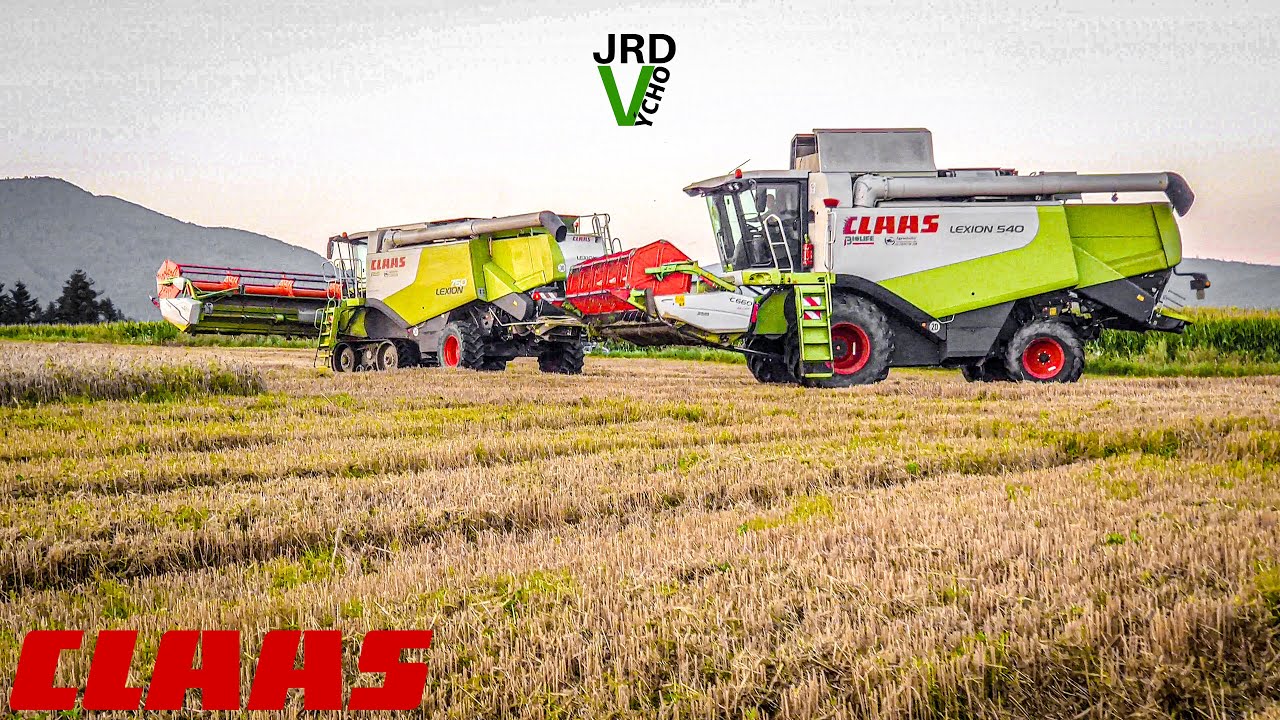 CLAAS LEXION 760TT, 600, 540 (HARVEST) - YouTube