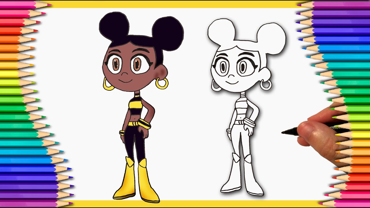How to Draw Bumblebee - Teen Titans Go | step by step - YouTube