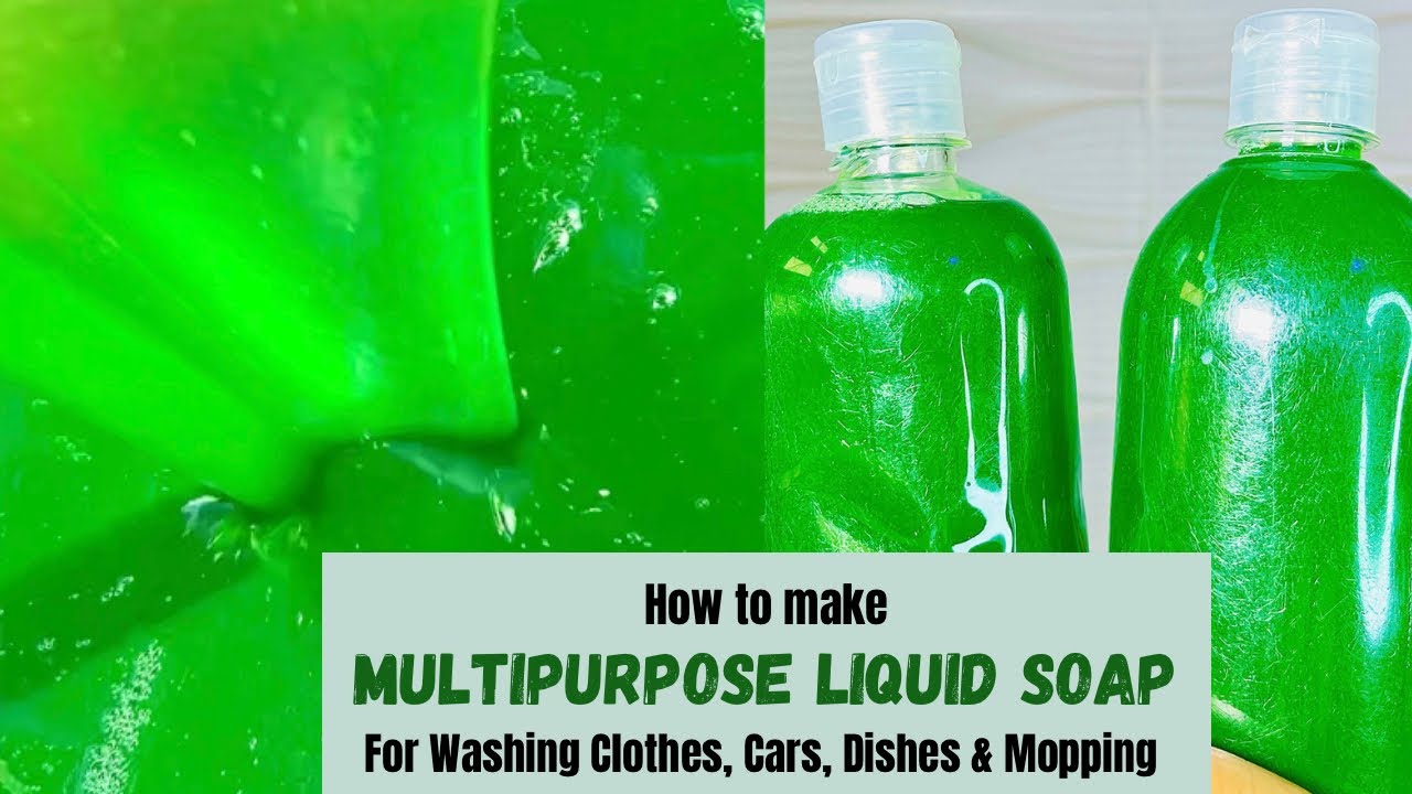 How to Make Liquid Soap | For Home & Commercial Use - YouTube