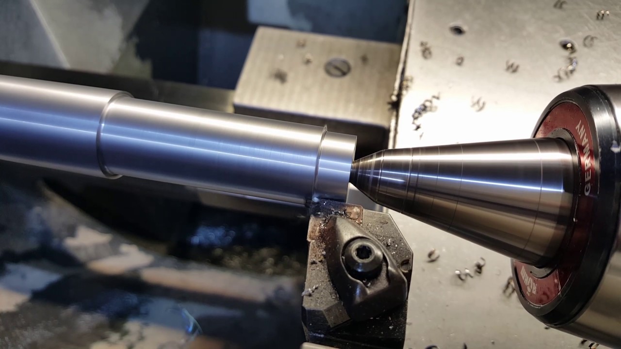 Machining a new input shaft for a peerless 700 gearbox - YouTube