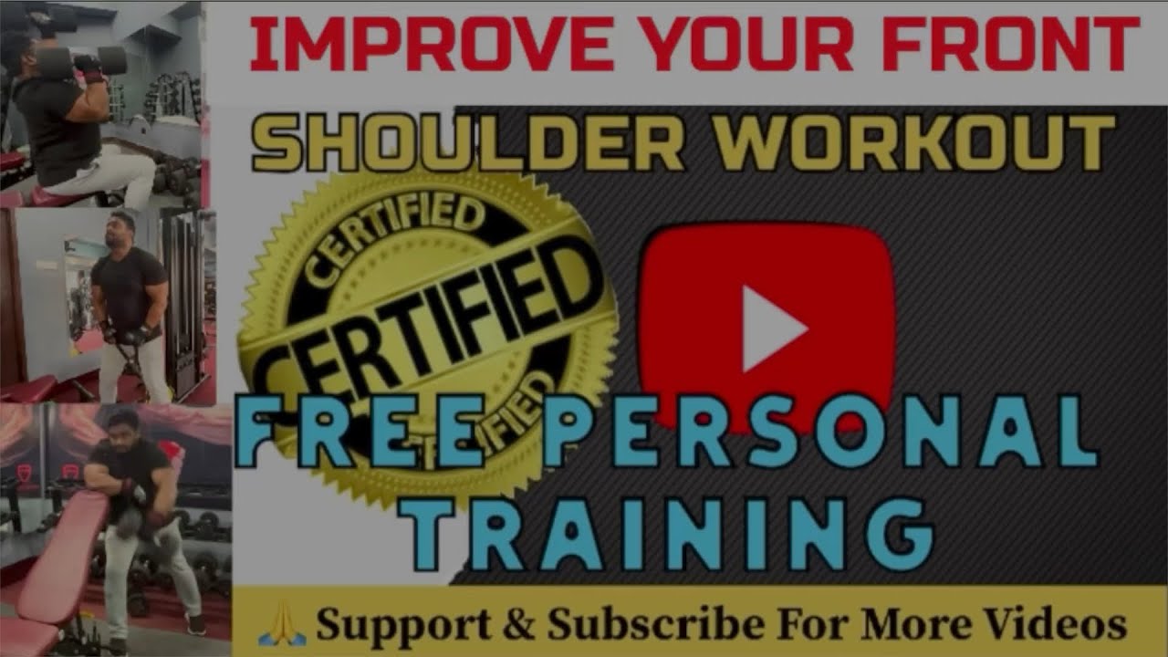 Front Shoulder Exercises | Killer 5 Front Shoulder Workout | Try These ...