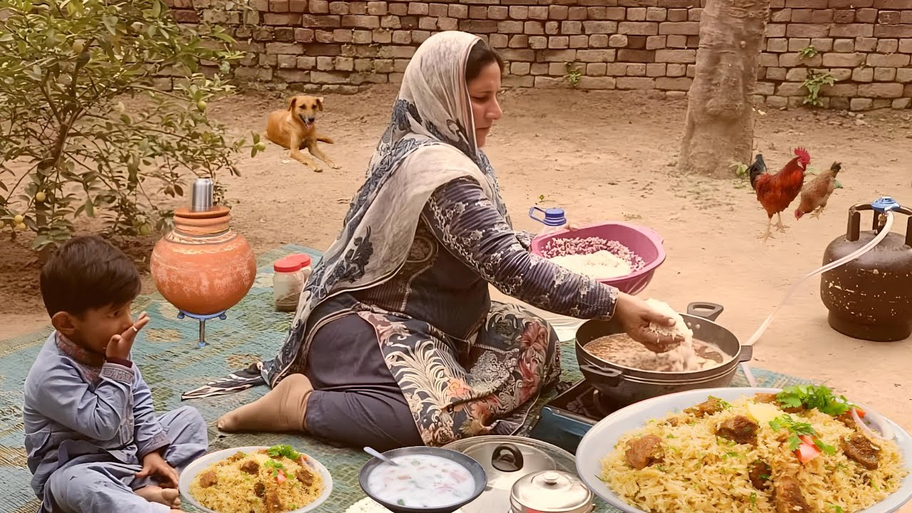 The Best Ultimate Royal Pulao: Village Living | Beef Yakhni Pulao ...
