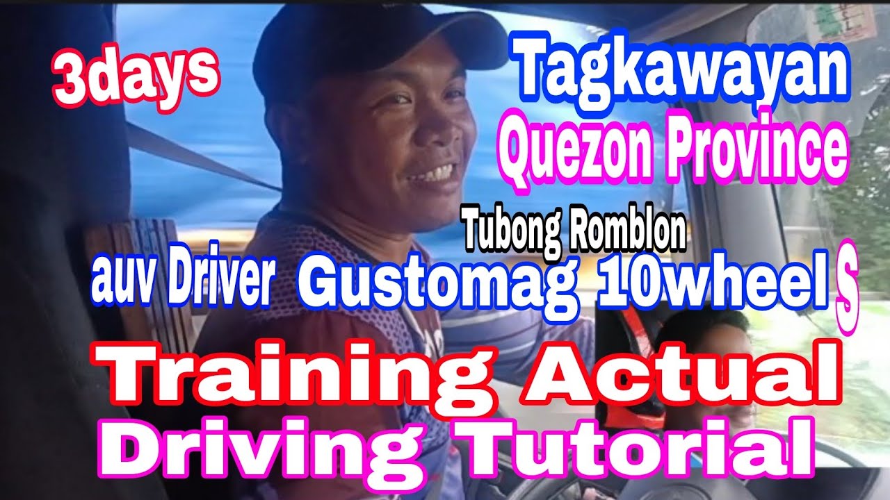 PART 28, 3 DAYS TRAINING ACTUAL DRIVING LESSON TUTORIAL - YouTube