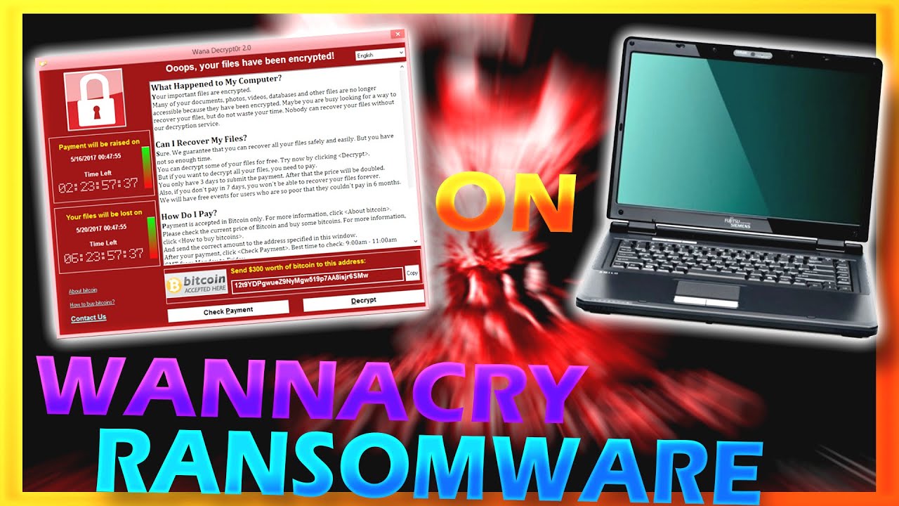 Running WannaCry Ransomware ON A Real PC! - YouTube