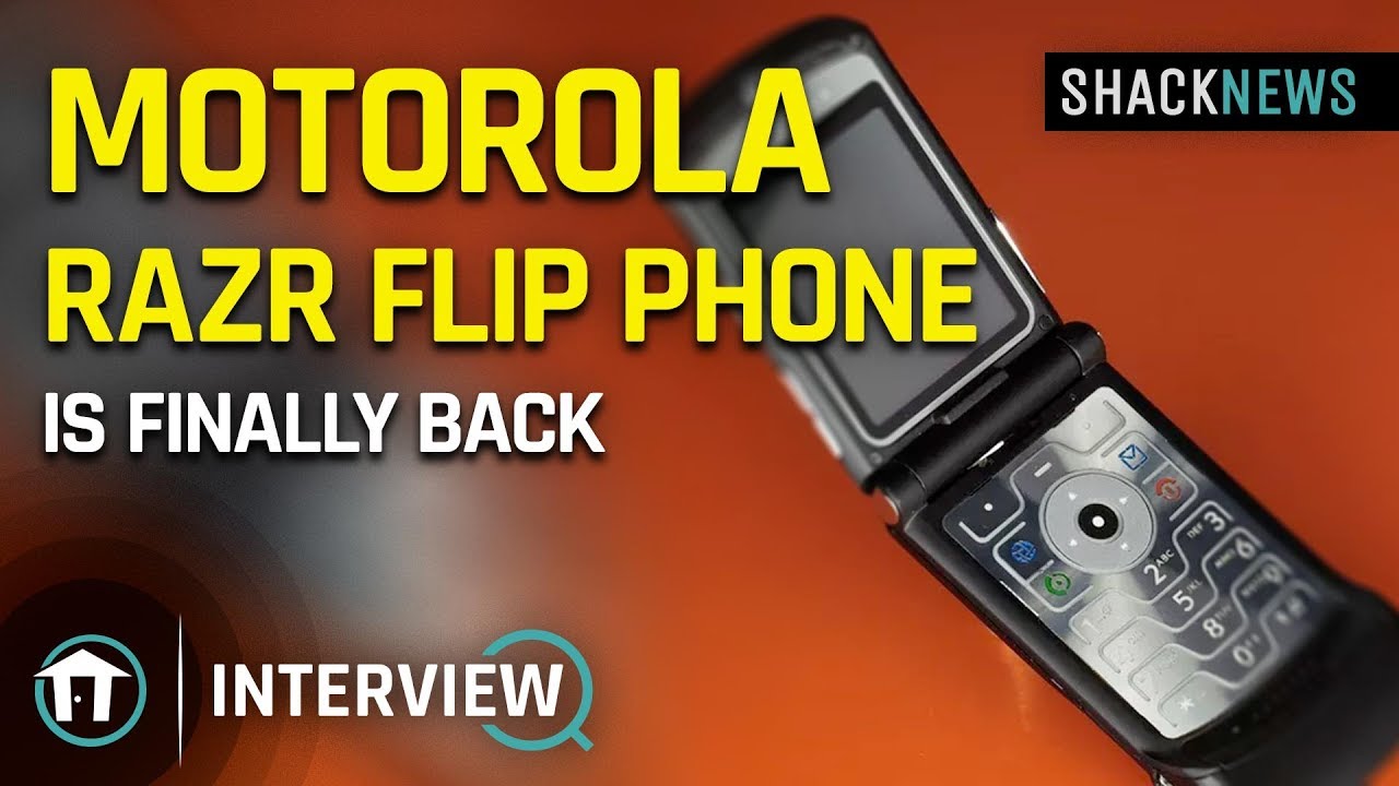 The Motorola Razr Flip Phone is Back - Exclusive First Look - YouTube