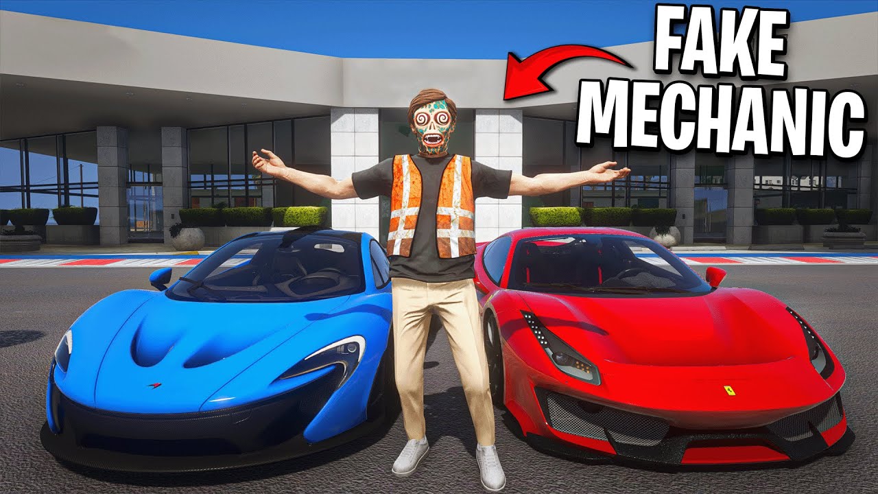 Scamming Players as Fake Mechanic in GTA! - YouTube