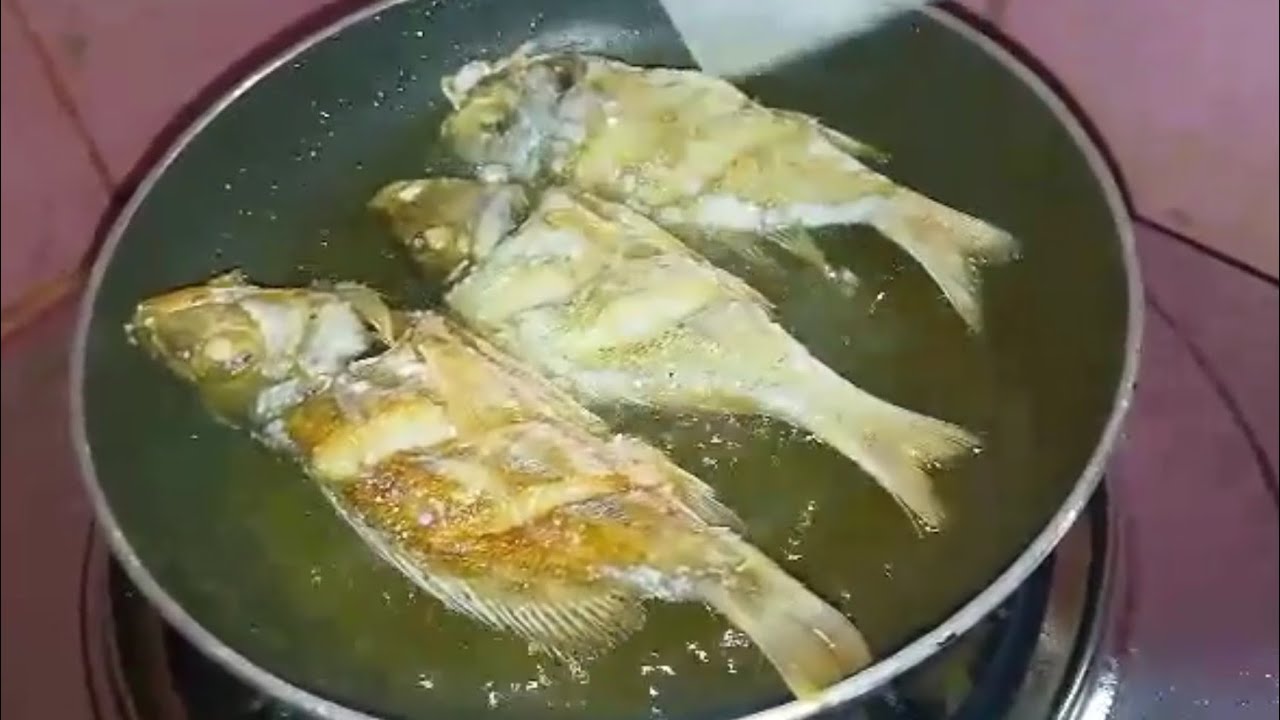 Pritong isdang pakol,bakulan ug awman(Fried Fish) - YouTube