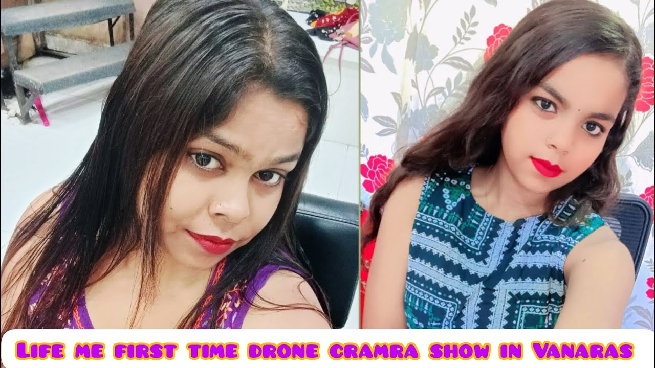 life me first time drone cramra show in Vanaras @Pujaranidaliyvlog # ...