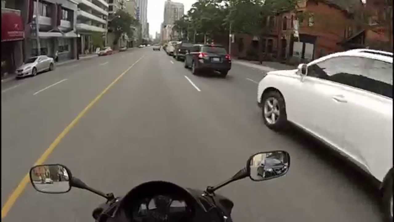 Girl Blindly Crossing Through Busy Road!!! - Pedestrian Close Call ...