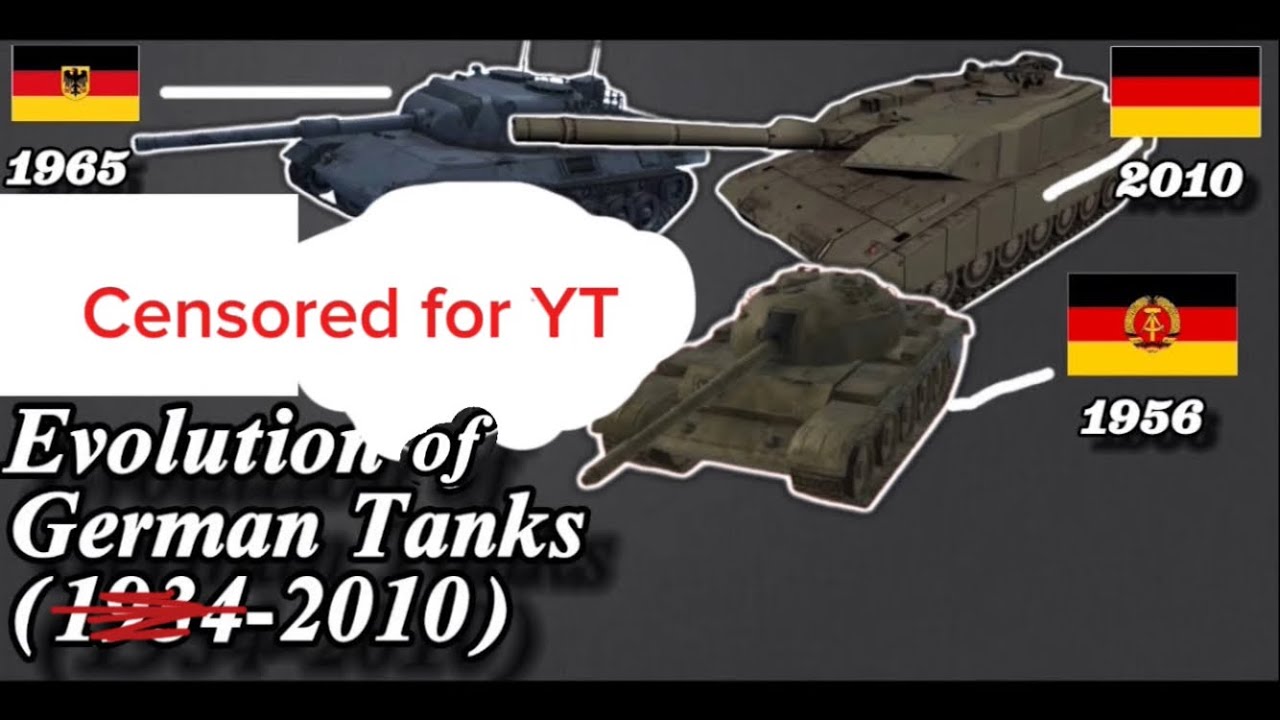 Evolution of German Tanks | Tanktastic - YouTube