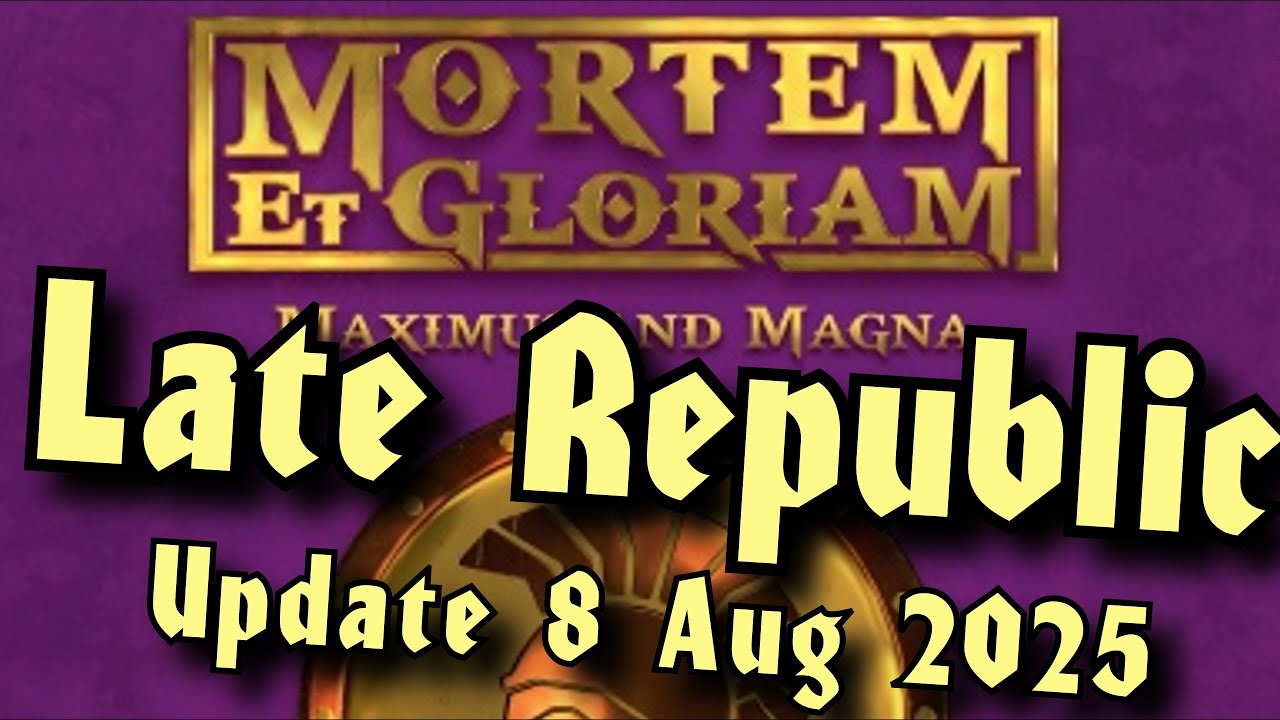 🔴 15mm Mortem et Gloriam Ancient Projects Update Aug 8th 2025 - YouTube