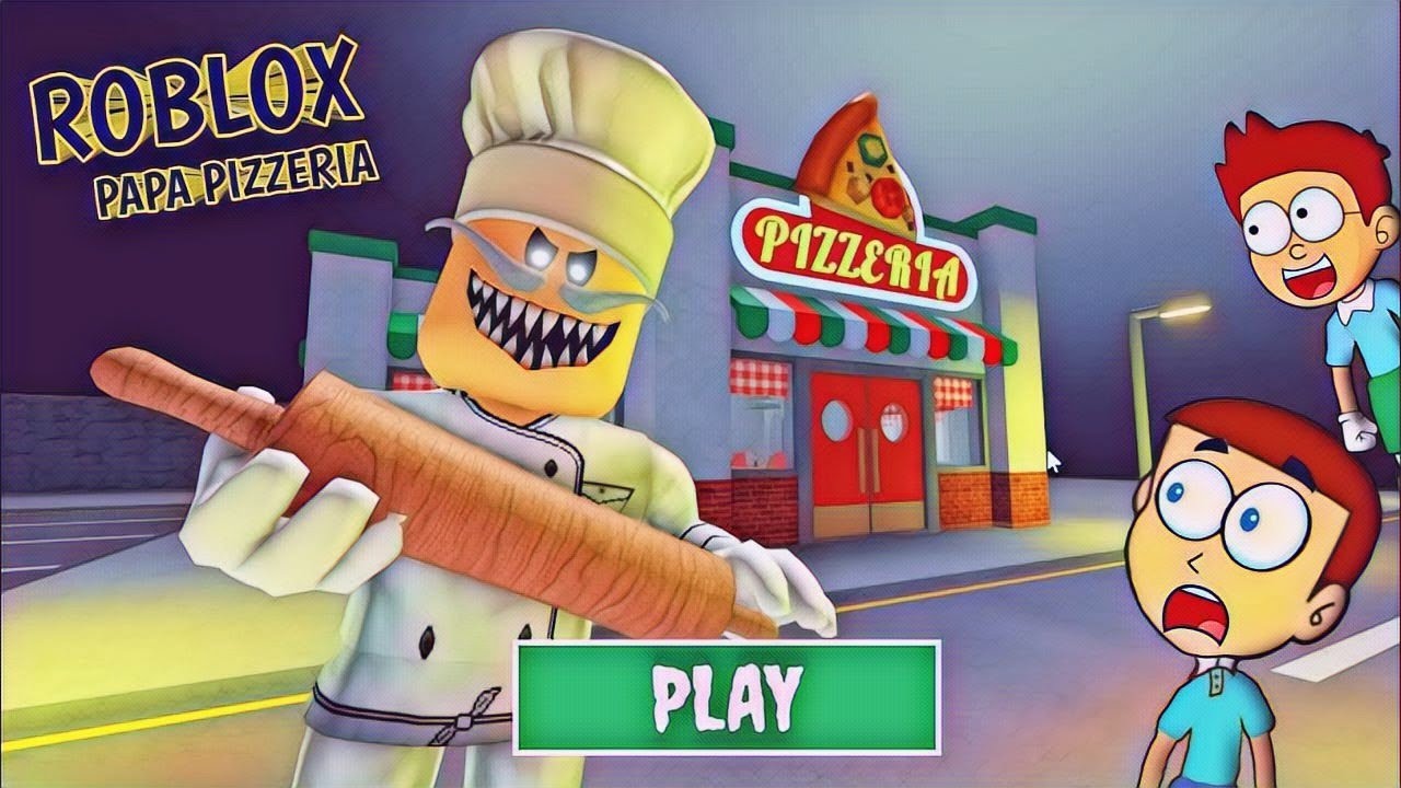 Roblox Escape Papa Pizza's Pizzeria! (Scary Obby) Full Gameplay - YouTube