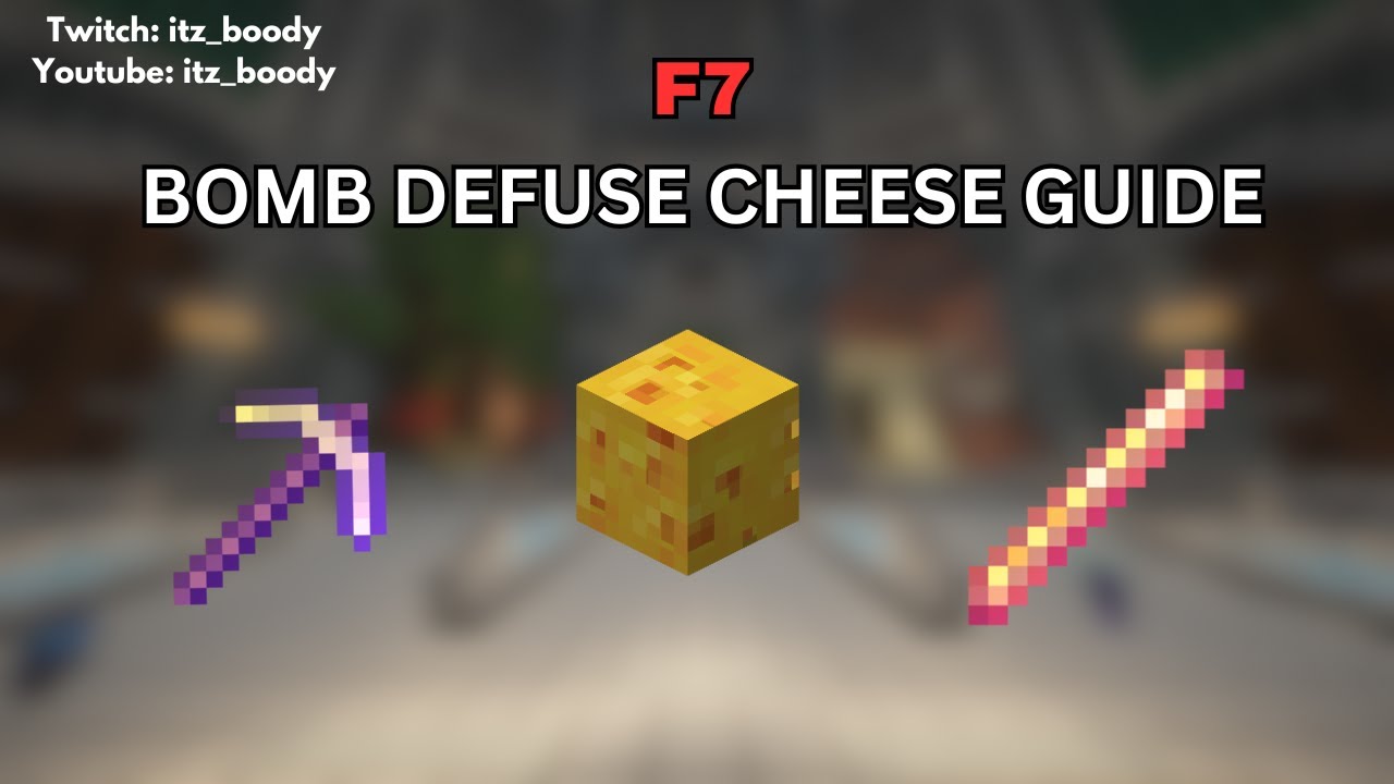 Hypixel Skyblock - How to Cheese bomb defuse using STONK (EASY 10 SECS) - YouTube