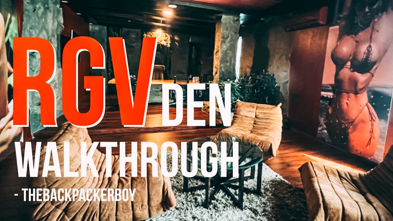 RGV Den Walkthrough || Ram Gopal Varma Office Tour - YouTube