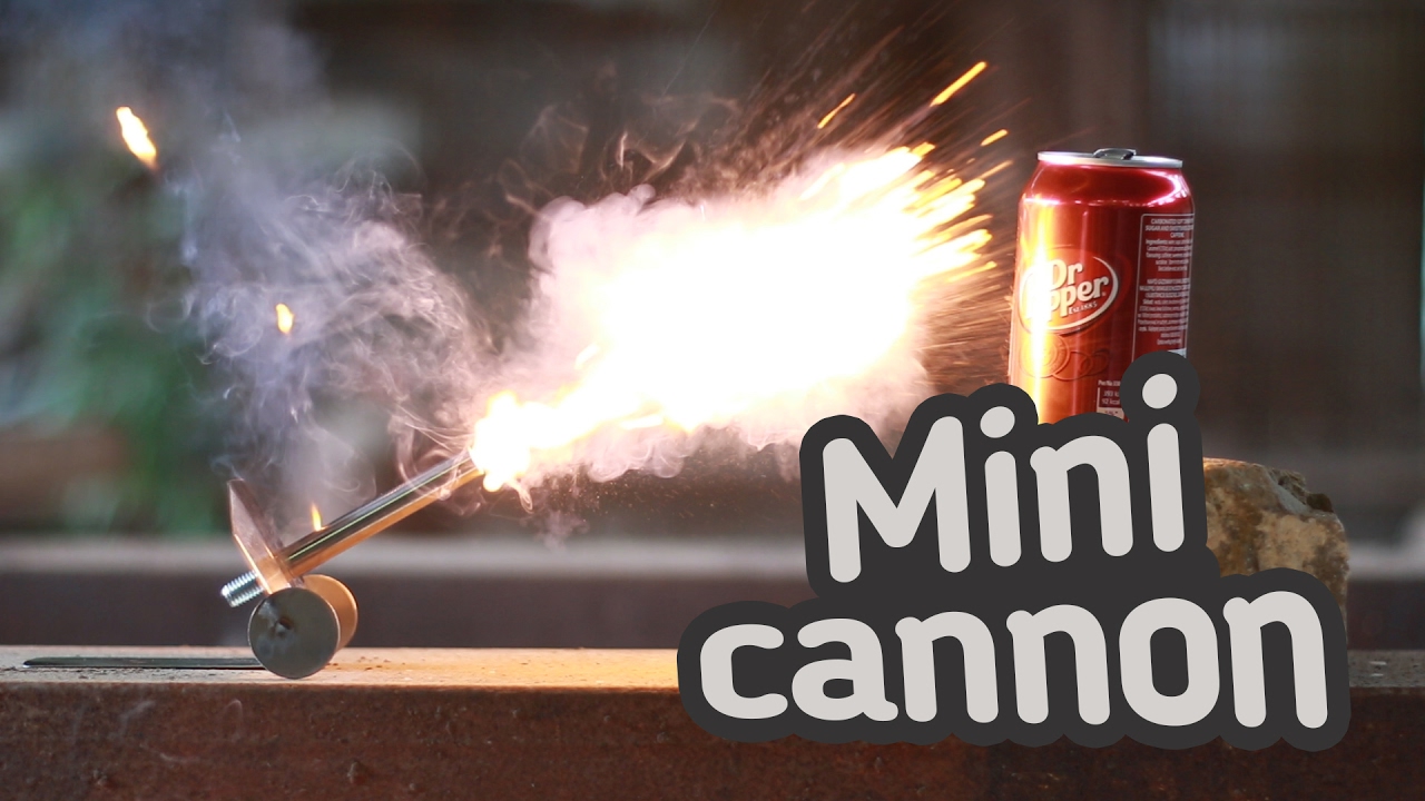 Mini cannon / DIY - YouTube