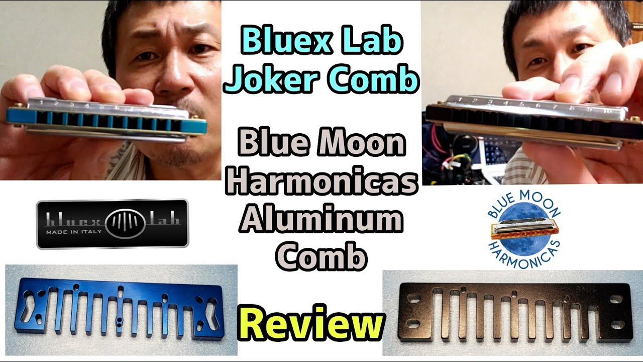 Bluex Lab Joker Comb / Blue Moon Harmonicas Aluminum Comb Review 人気の ...