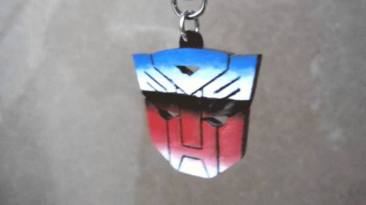 Transformers Logo Keychains - YouTube