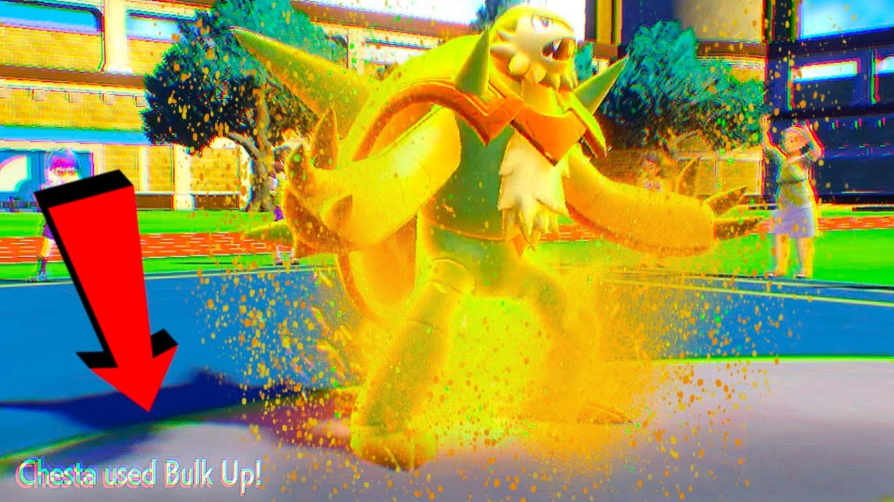 CHESNAUGHT BULK UP SET POKEMON SCARLET AND VIOLET WIFI BATTLE - YouTube