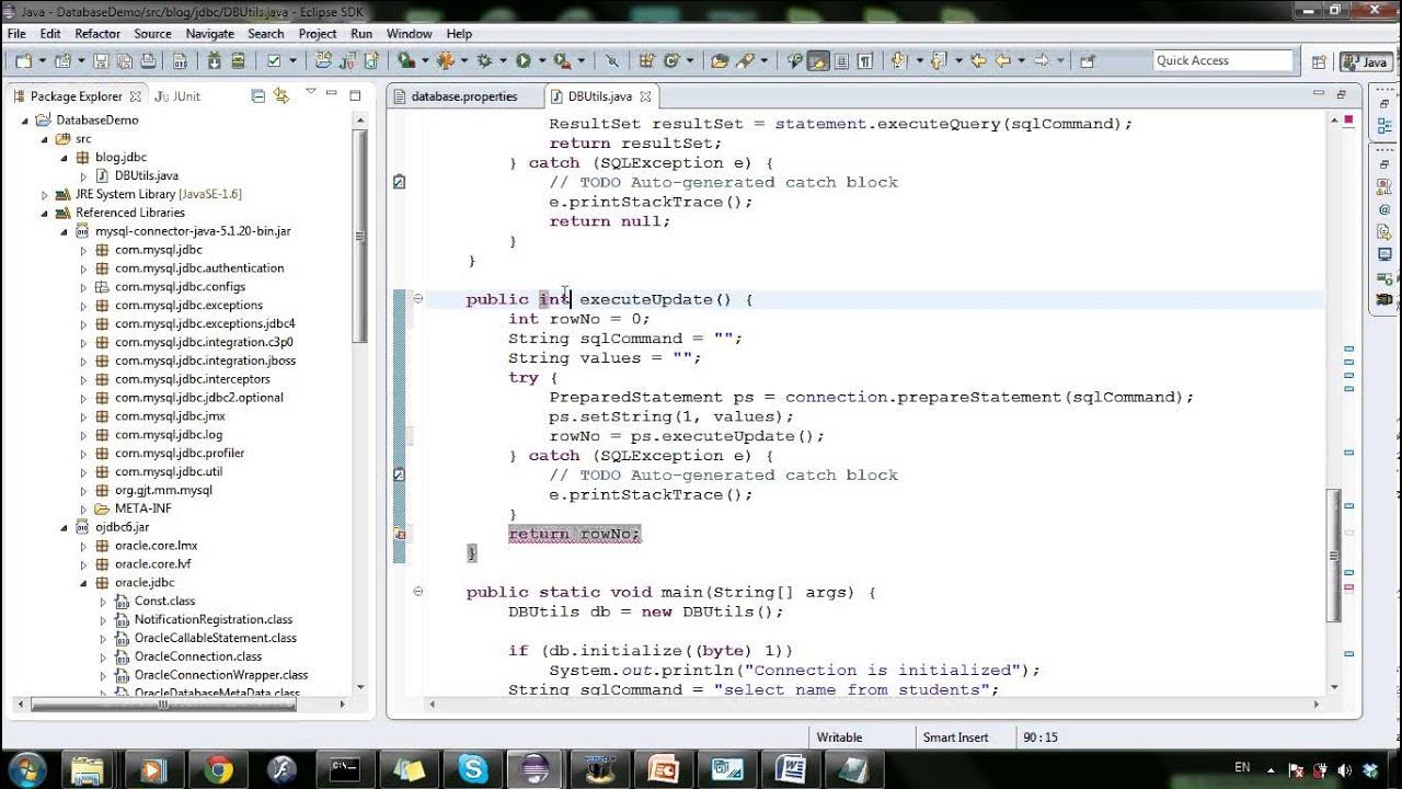 Java & Database 7: PrepareStatement - YouTube