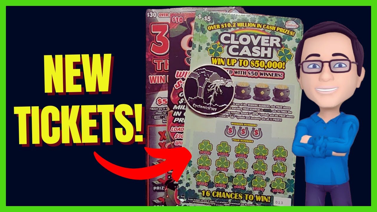 New Tickets!💥Clover Cash, Red Cherry Tripler, 300X Kentucky Lottery ...