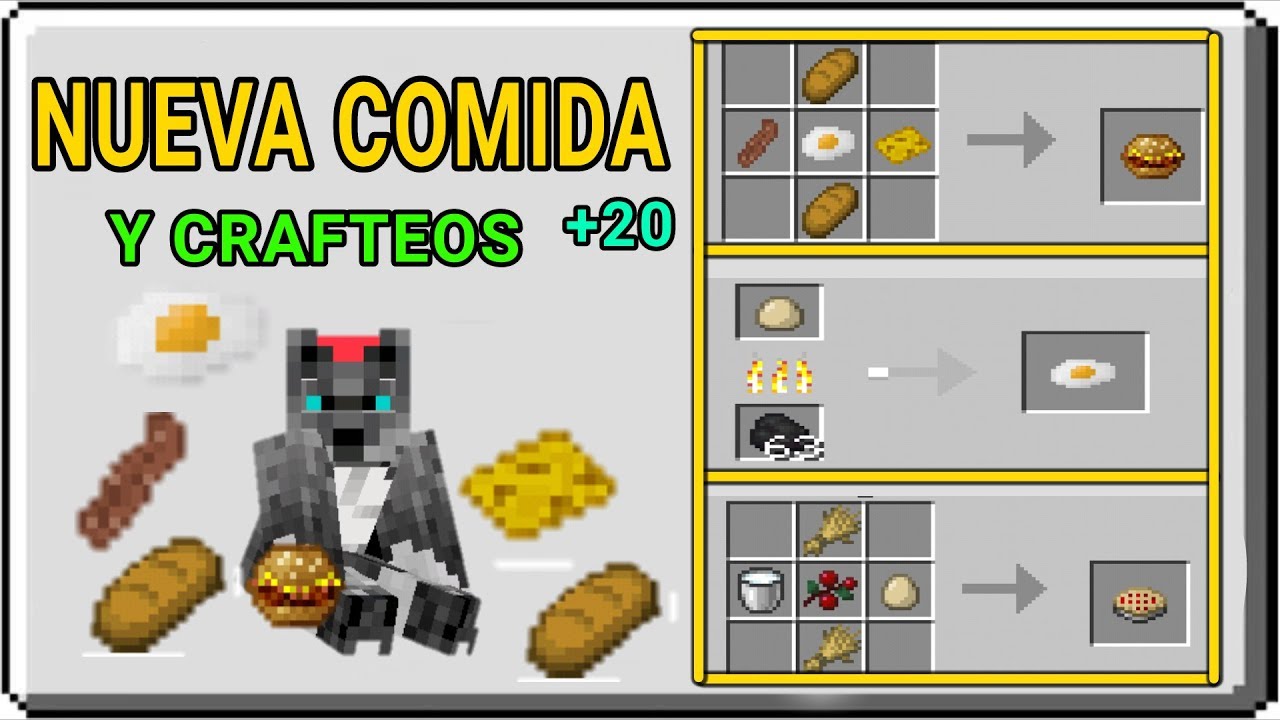 Como Hacer Comida En Minecraft