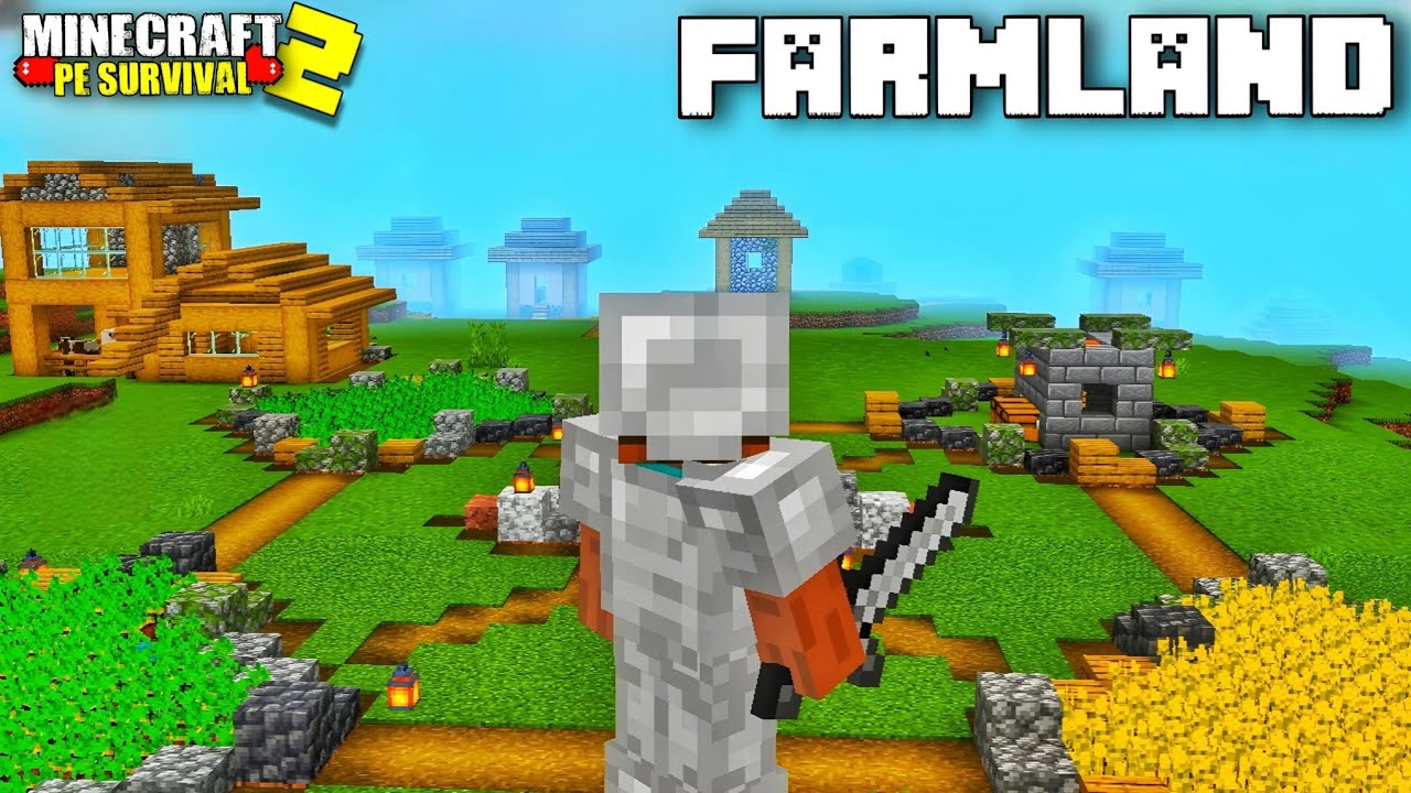 I Made Ultimate FarmLand In Minecraft PE || EP-2 - YouTube