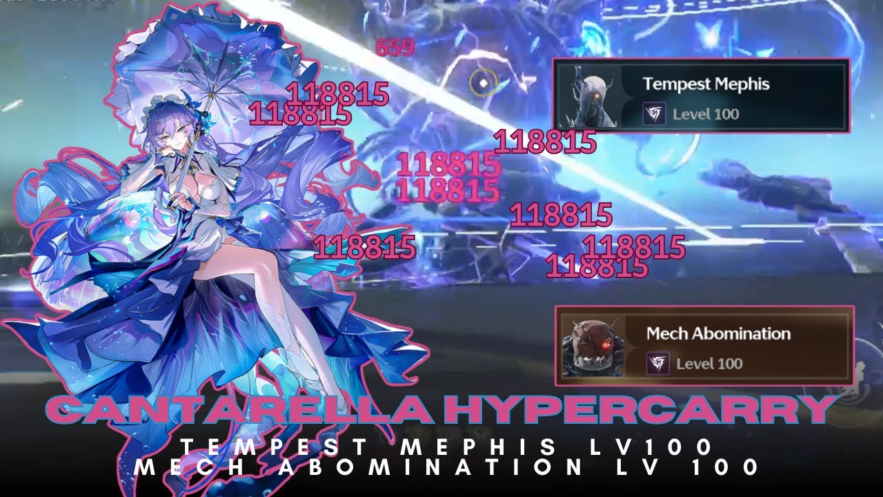 CANTARELLA HYPERCARRY | Tempest Mephis and Mech Abomination lv 100 ...
