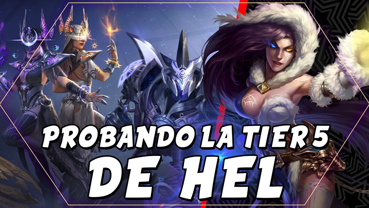 Probando la Skin Tier 5 de Hel y las otras Skins de la Odisea de Smite ...