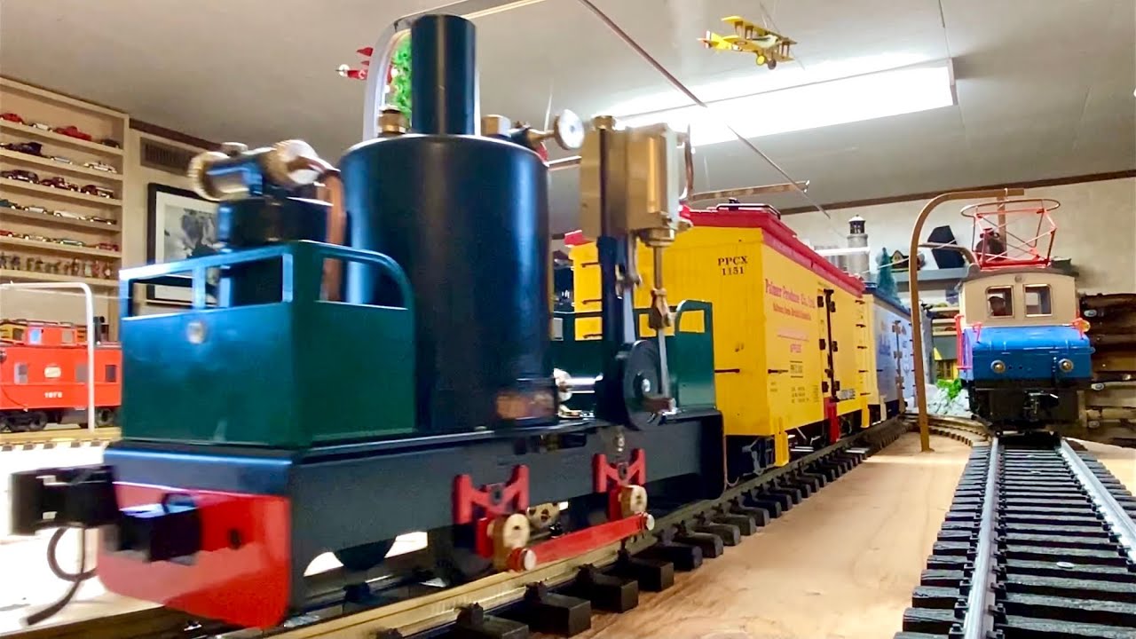 Victoria B.C.: New Mamod Brunel with Kadee couplers pulling big G scale ...