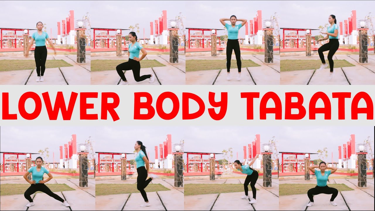8 TONING LOWER BODY TABATA WORKOUT AT HOME FOR WOMEN (ABS) - YouTube
