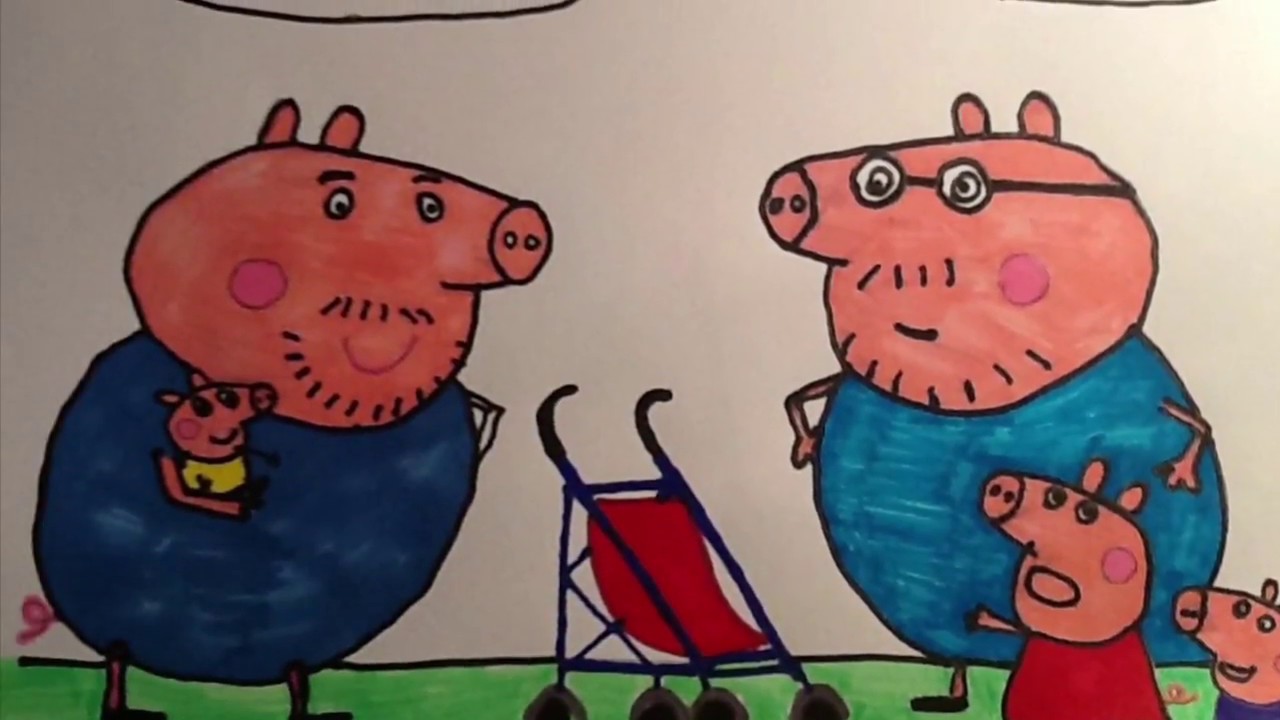 Baby Alexander, #Peppa Pig, #drawing and #colouring. - YouTube