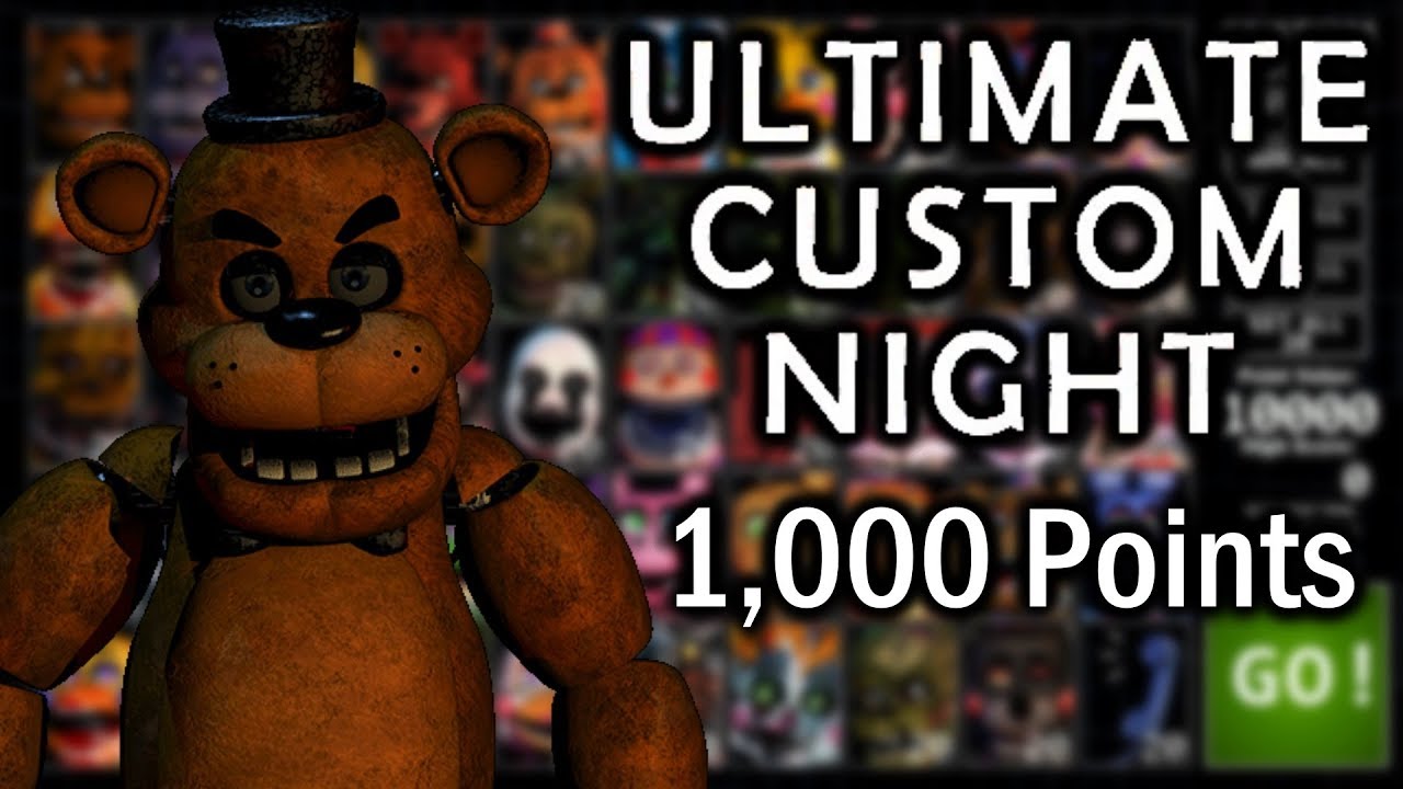 1,000 Points on Ultimate Custom Night! - YouTube