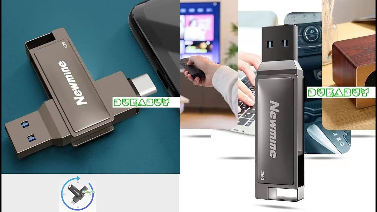 Modern Flash disk with USB 3.1 and Type C (Two in One) - YouTube