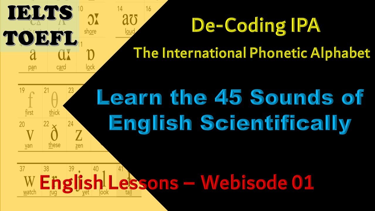 IPA English Pronunciation/Spoken English Guru/Phonetics for Beginners ...