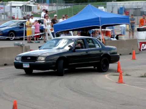 Ford Crown Vic auto cross - YouTube