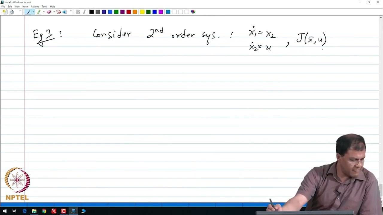 Constrained Optimization in Optimal Control Theory - Part 06 #swayamprabha #CH38SP - YouTube