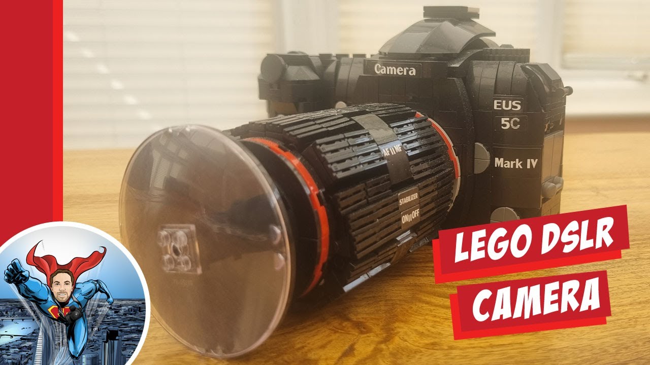 Building My 813 Pcs DSLR Camera Out Of LEGO! | Lego Speed Build (Model ...