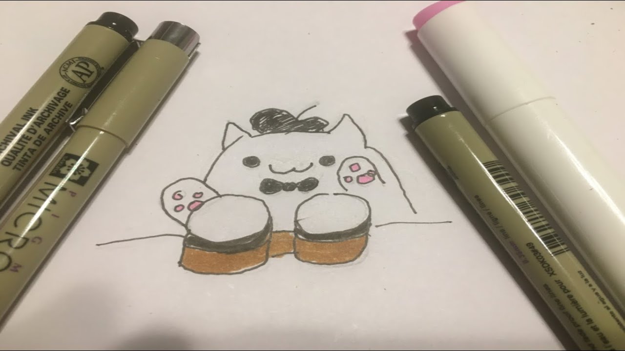 Drawing Bongo Cat - YouTube