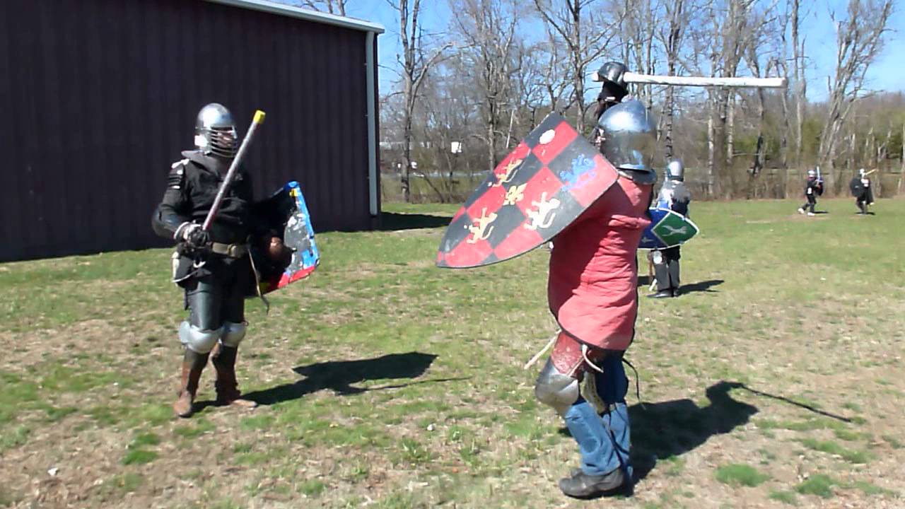 Count Val vs Duke Ron, Iron Bog SCA Fighter Practice4.6.14 East Kingdom ...