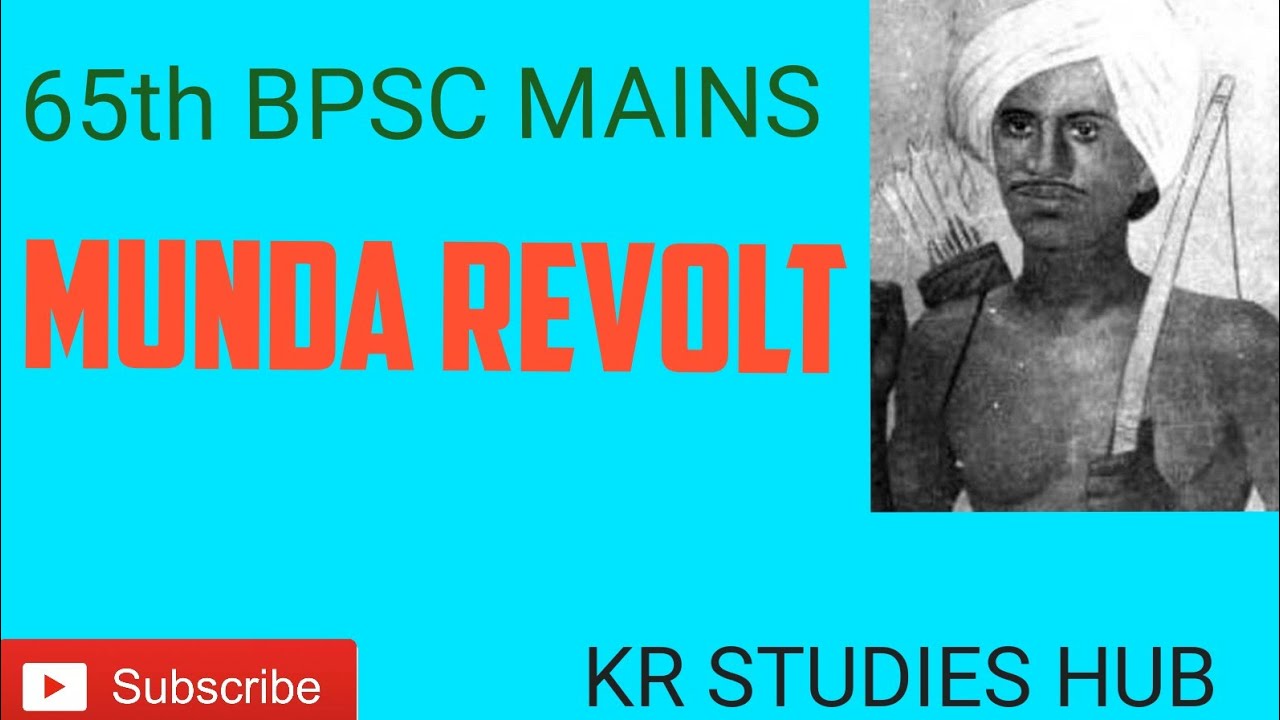 BIRSA MUNDA REVOLT II BPSC Mains [G.S PAPER 1] #youtube #youtubevideo # ...